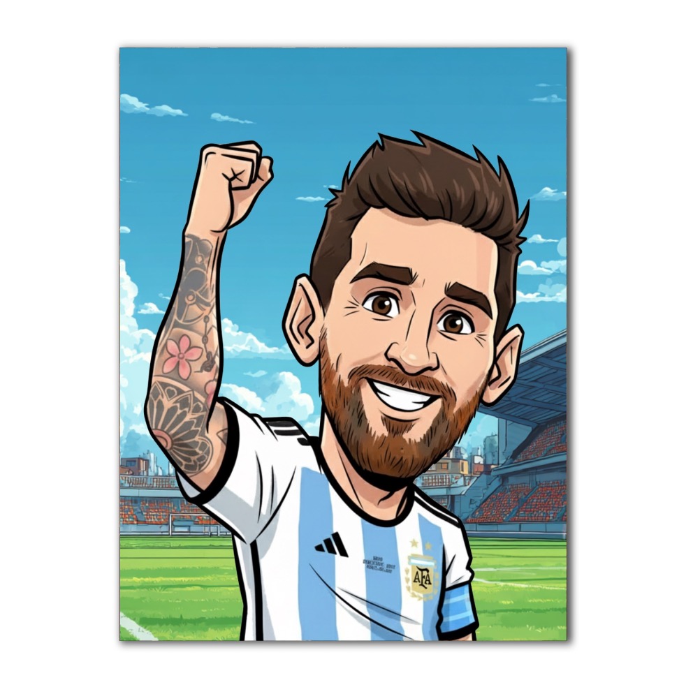 Motivační obraz - Lionel Messi | Placatky-levně.cz
